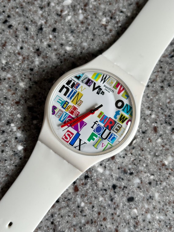 Swatch Watch Multi Collage SUOW132 41mm face never wo… - Gem