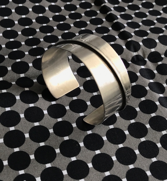 Otto Robert Bade Mid-century Modern Authentic Sterling Cuff - Etsy