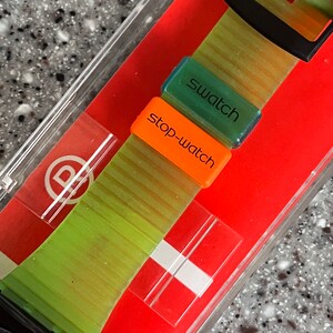 Swatch Stop Watch Vintage SSB100 RARE Jess Rush Original in Box With ...