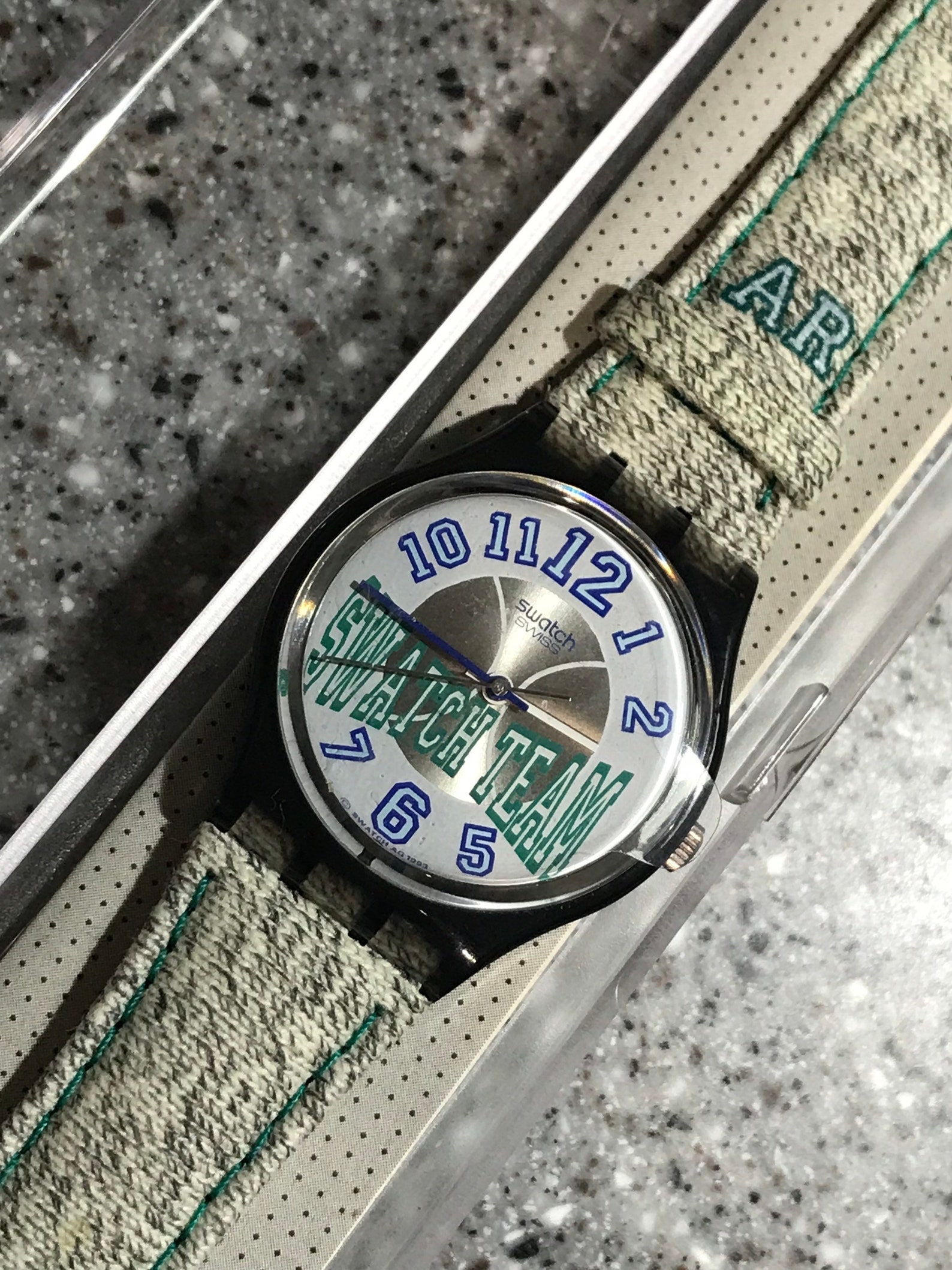 Swatch Watch Vintage 90s New Old Stock never worn in original | Etsy