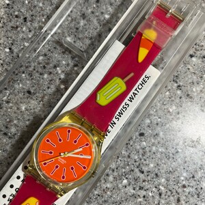 Vintage Swatch Watch NOS RARE Summer Treat GE155 Never Worn - Etsy