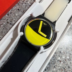 Swatch Watch Looks Like a Bat Called Flaggermus SUOB130 Never Worn New ...