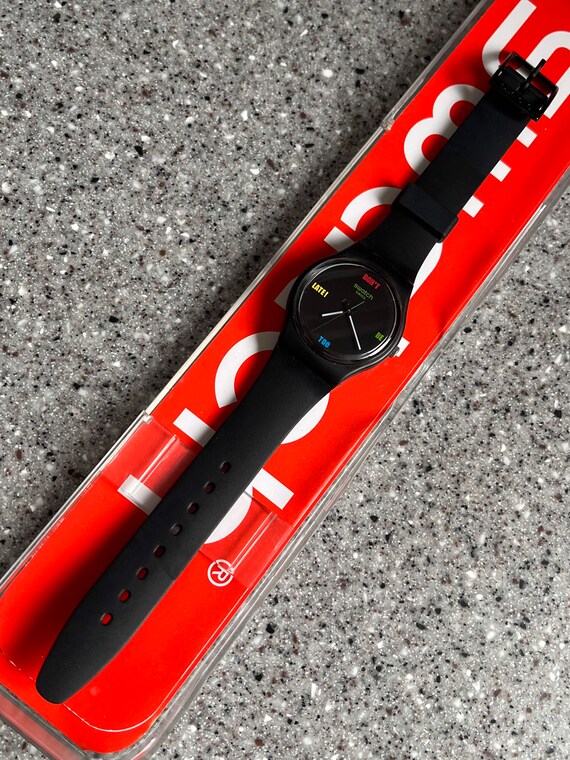 Swatch Watch Don’t Be Too Late REISSUED brand new in … - Gem
