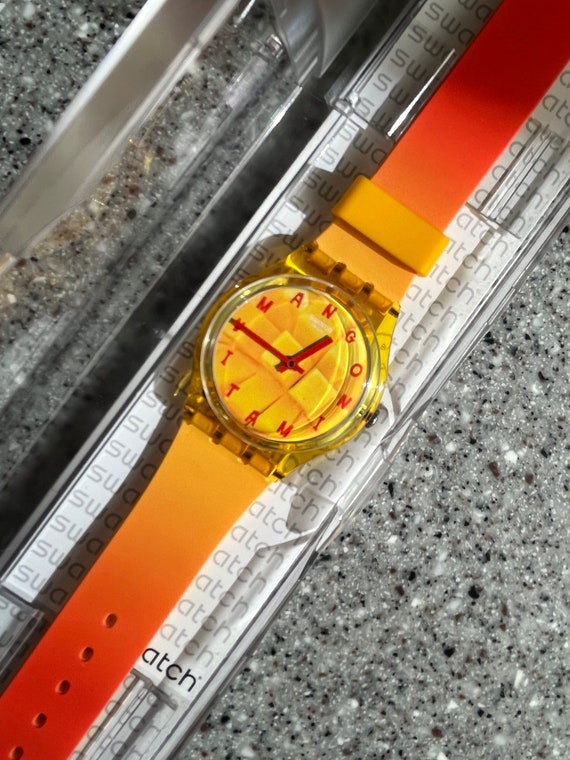Mango Vitamin Swatch Watch really fun design beautifu… - Gem