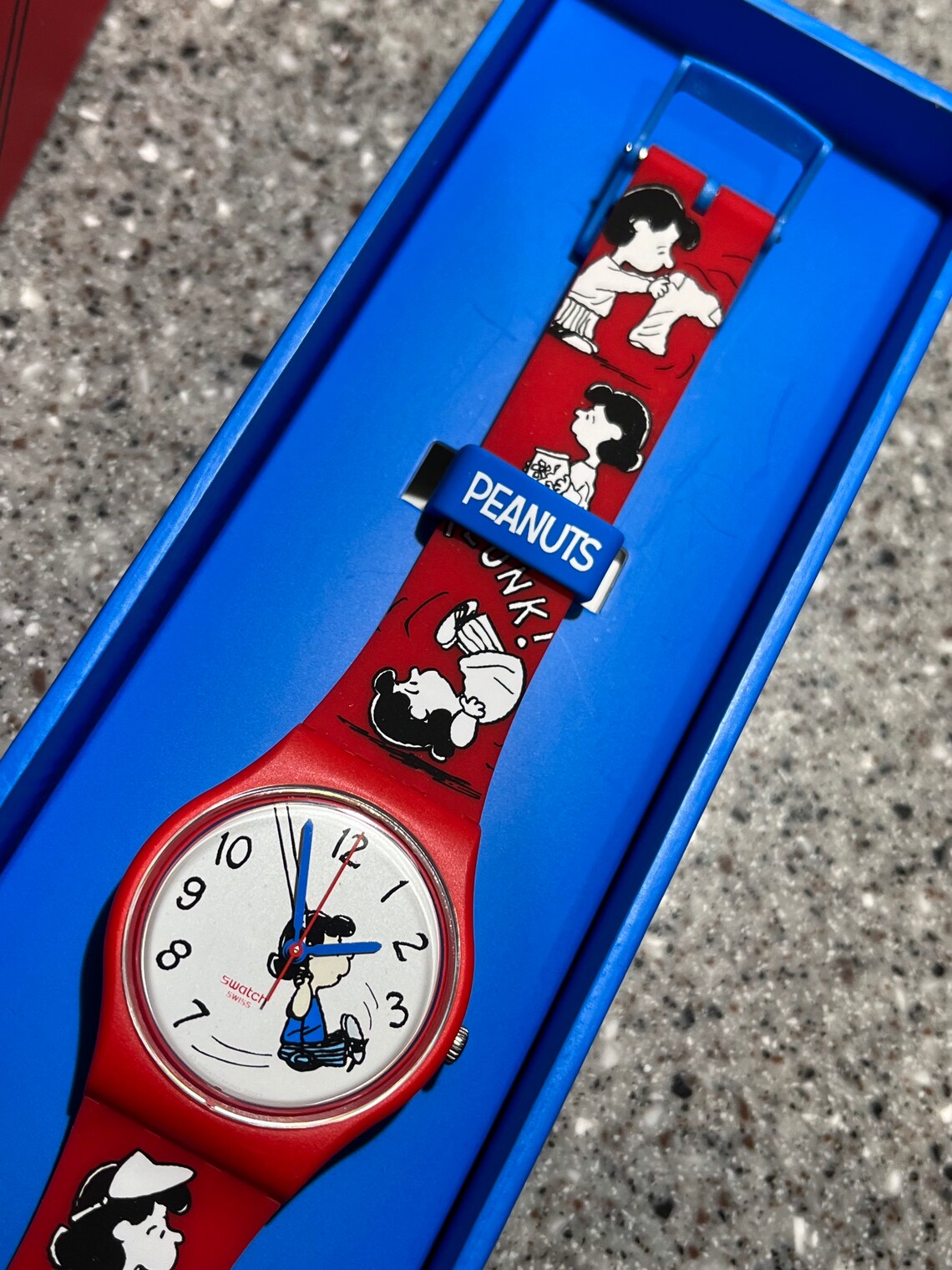 Lucy Van Pelt Swatch Watch AAUGH Swatch X Peanuts Klunk Never | Etsy