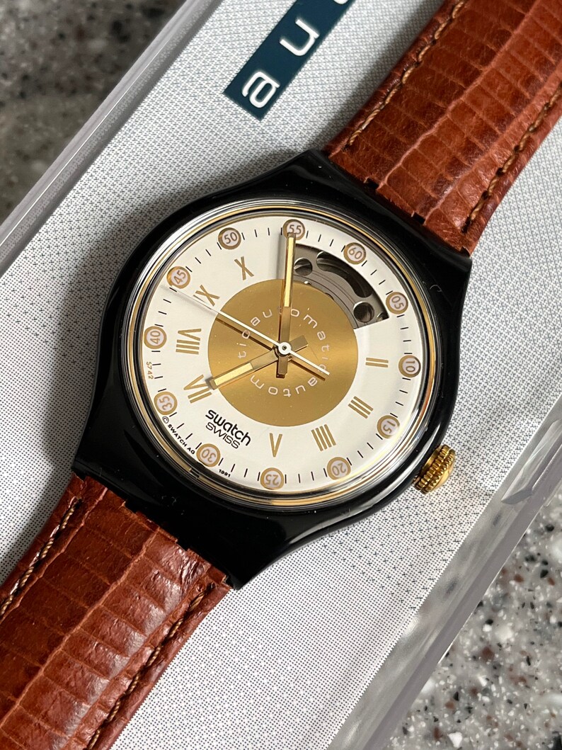 Vintage Automatic Swatch Watch Never Worn in Box Running - Etsy