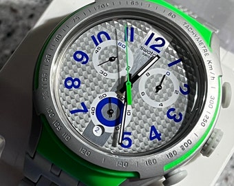Watch Swatch Irony XLITE Chrono YYS4012AG ELECTRIC RIDE European Swatch ...