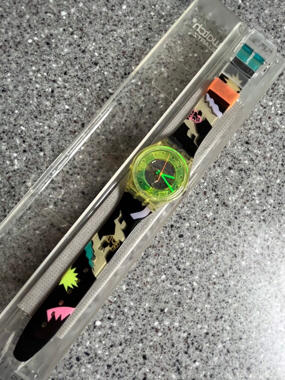 1991 Swatch Vintage Watch GK133 Bermudas Never Worn i… - Gem