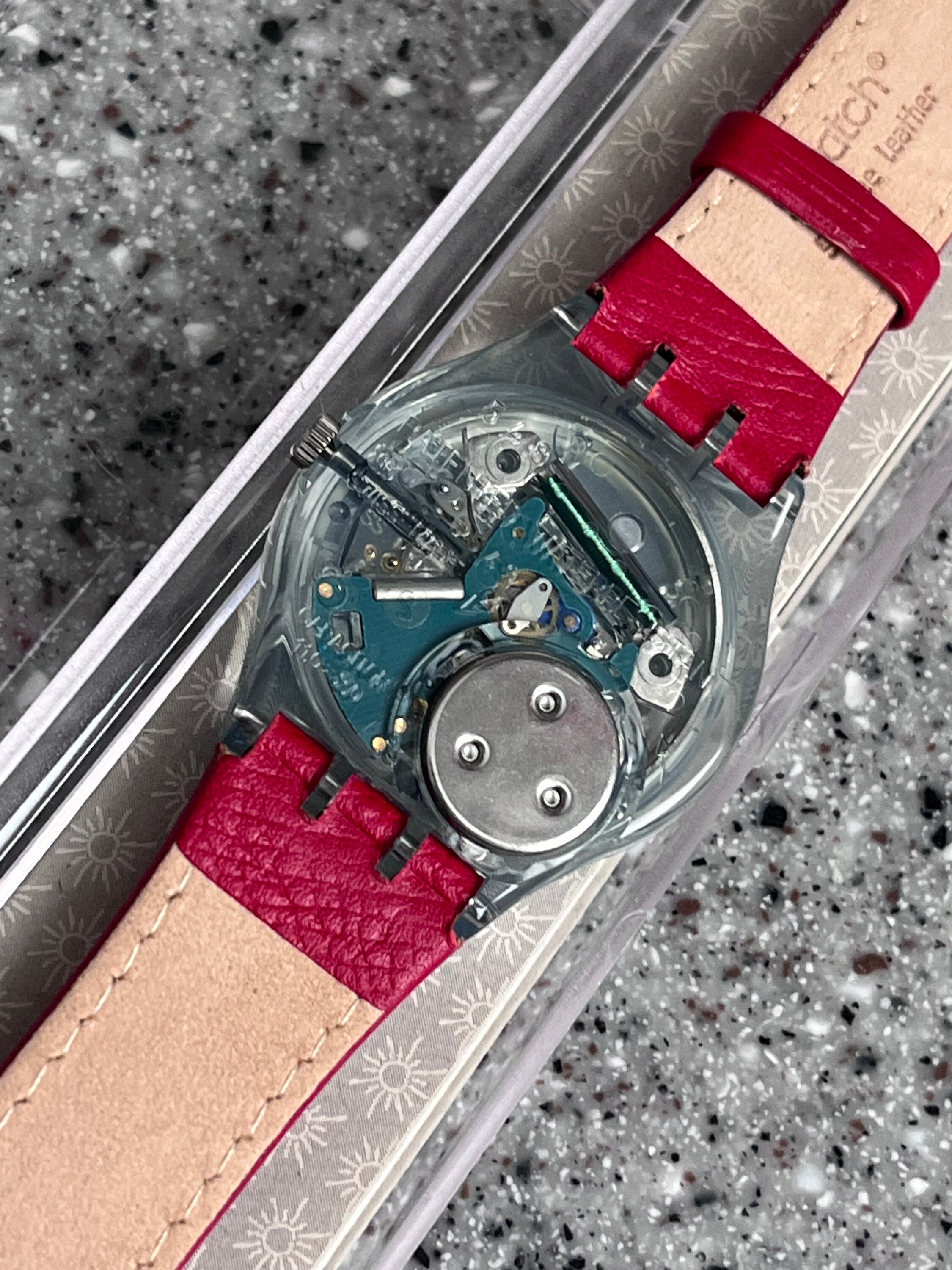 1996 Spring Summer Collection Solar Swatch Watch Fuoco SRN101 Diameter ...