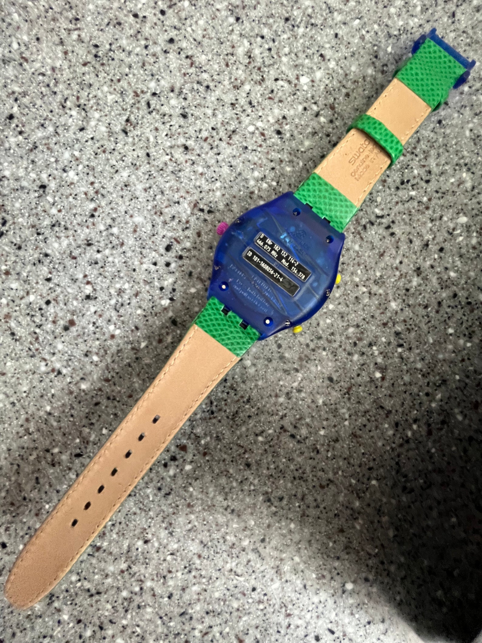 Swatch Pager Beep up PAT114 Jushinki RARE Pager Function Watch UNTESTED ...