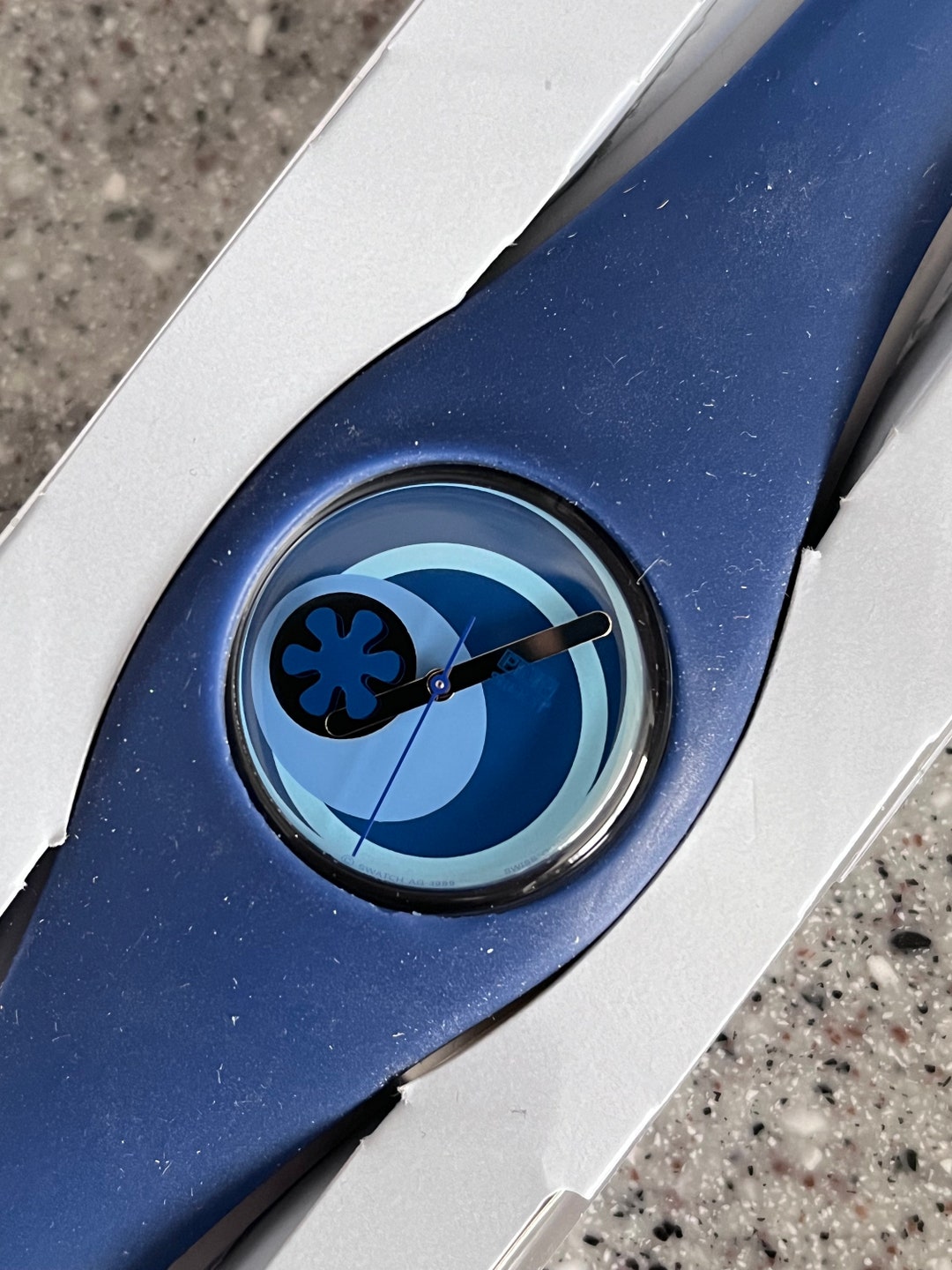 Swatch Implant PMK130 2000 Pop 33mm Silicone Box Modern Look Midi ...