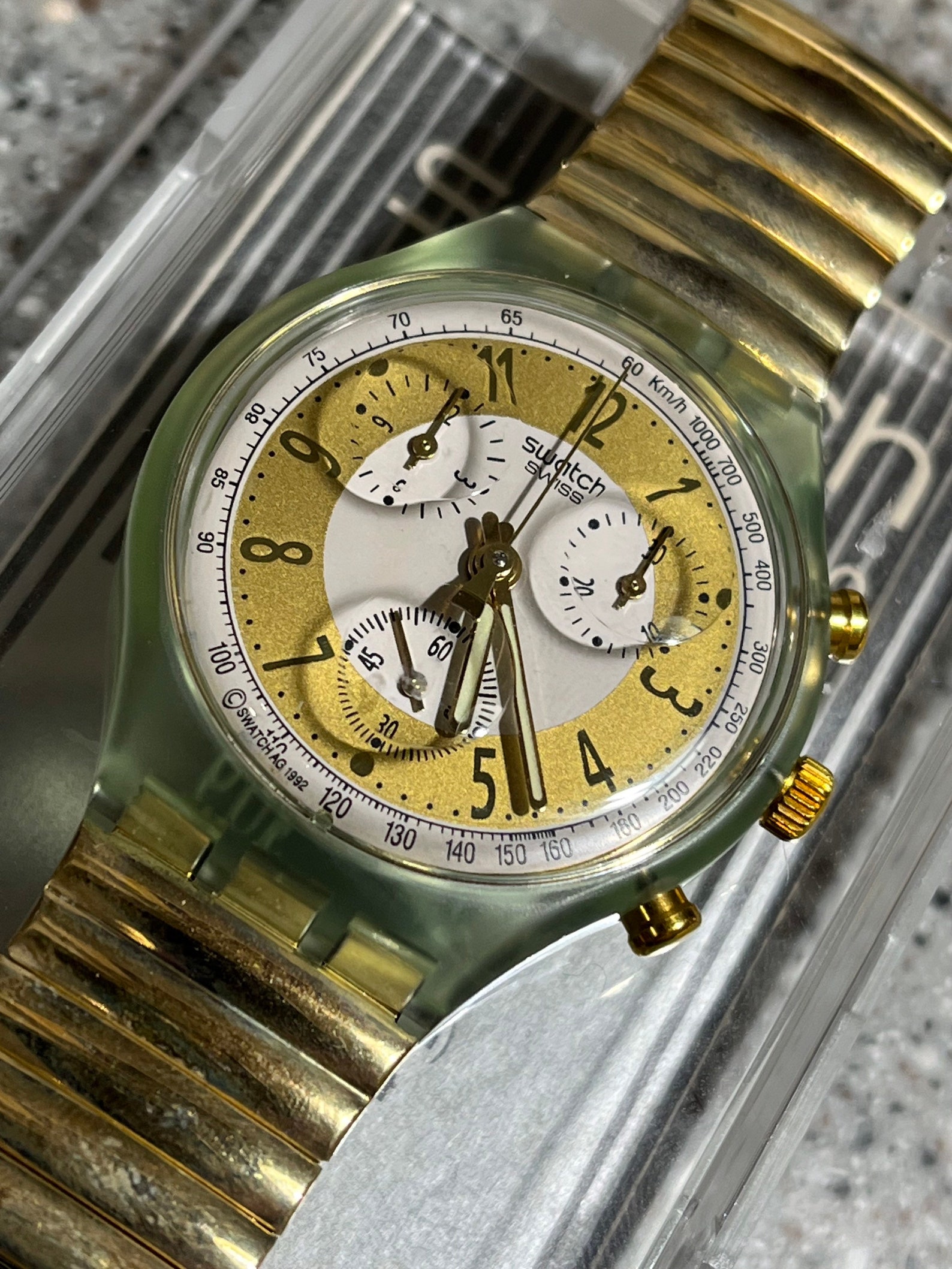 Vintage Swatch Watch 1993 Swatch Watch Chrono - Chronograph Watch ...