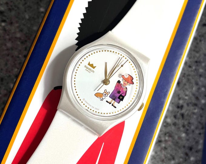 Swatch Watch How Majestic Queen Elizabeths 70 Year Jubilee Celebration ...