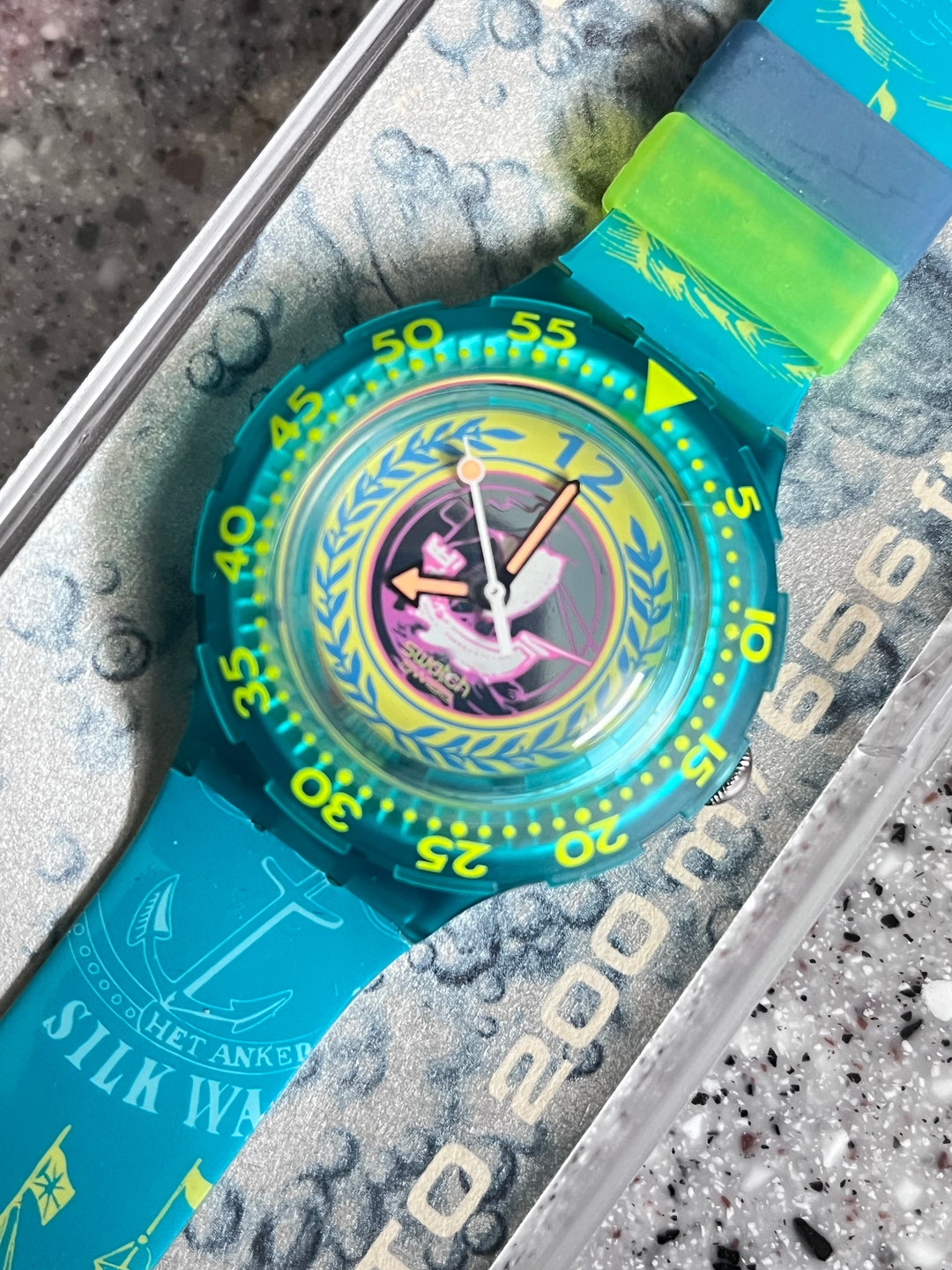 1994 Scuba 200 Swatch Watch Rare Ship of Glory SDG105 in Box Unworn NEW ...