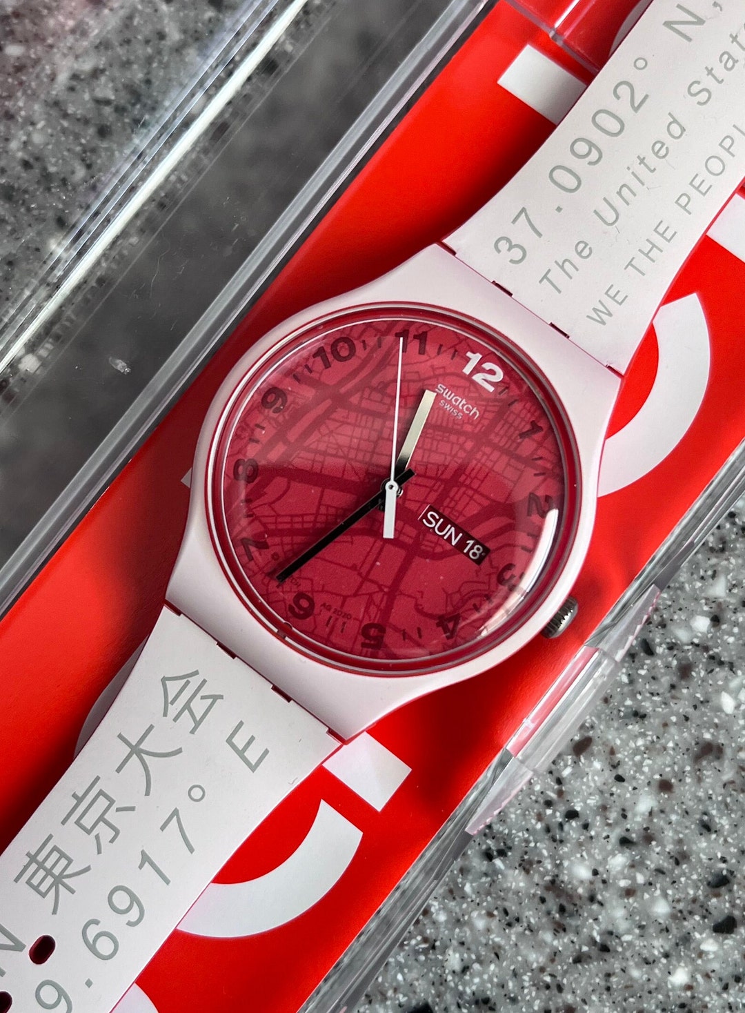 Swatch Watch Tokyo Olympics RARE Swatch Given to USA Olympic ...