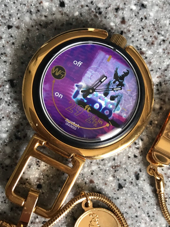 Swatch Pocket POP Watch Vintage 96 Olympics Bob Beamo… - Gem