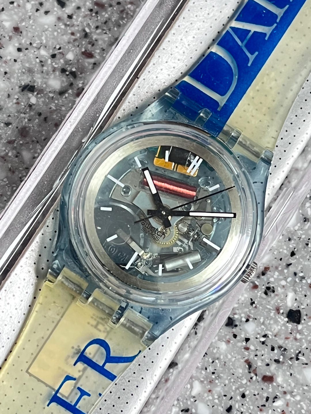 Vintage 34mm 1999 Swatch GZ157 DAIMLER CHRYSLER Watch Comes in Original ...