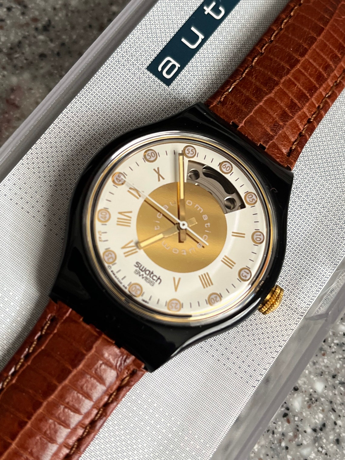 Vintage Automatic Swatch Watch Never Worn in Box Running - Etsy