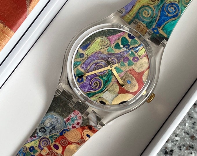 Swatch Watch MOMA Artist Collection Swatch Hope by Gustav Klimt 34mm ...