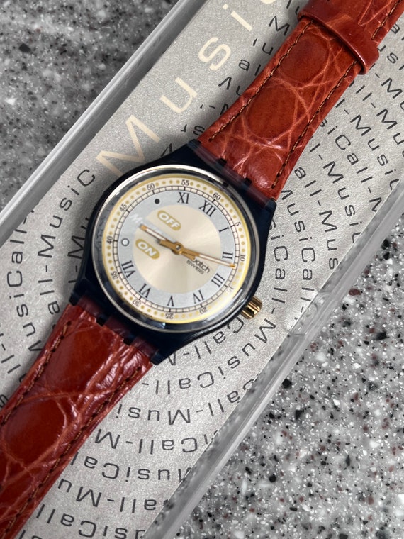 Swatch Watch Musical Vintage Swiss Made Swatch 34mm M… - Gem