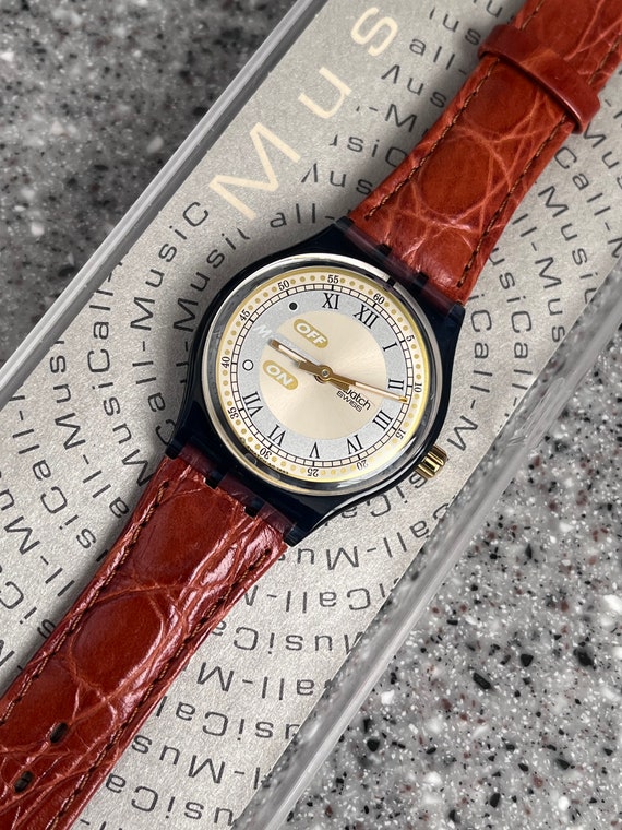 Swatch Watch Musical Vintage Swiss Made Swatch 34mm M… - Gem
