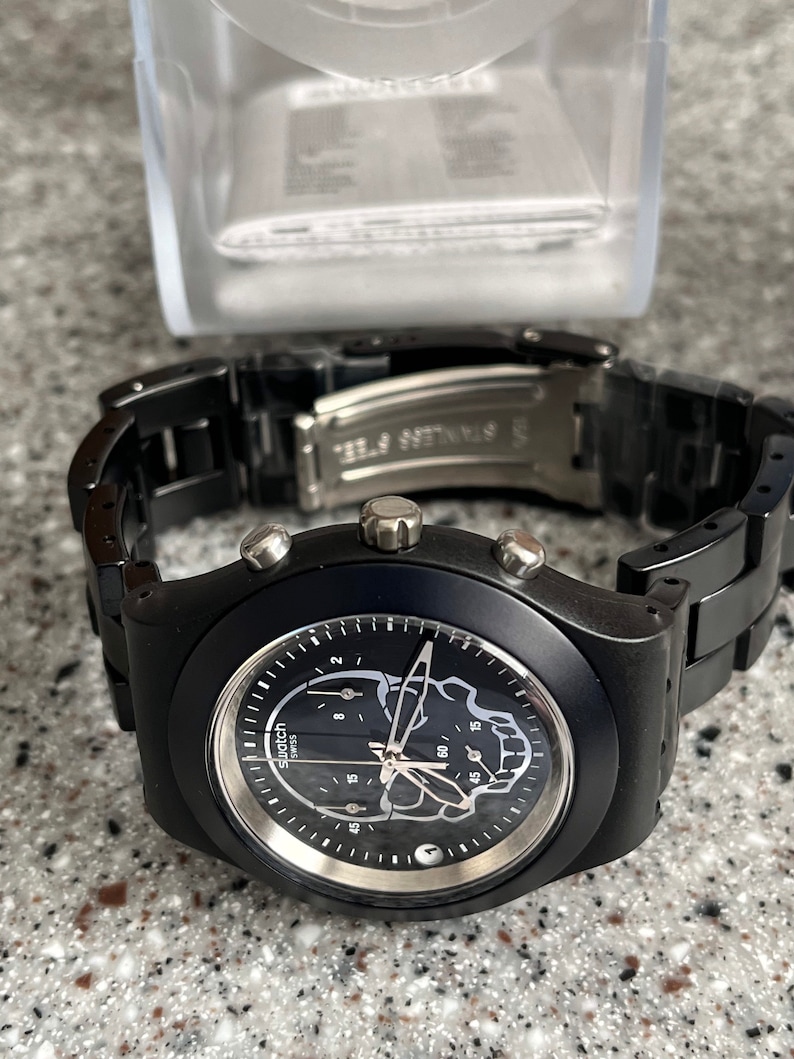 Swatch Watch Full Blooded Skull Halloween Swatch Watch - Etsy