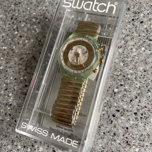 Vintage Swatch Watch 1993 Swatch Watch Chrono - Chronograph Watch ...