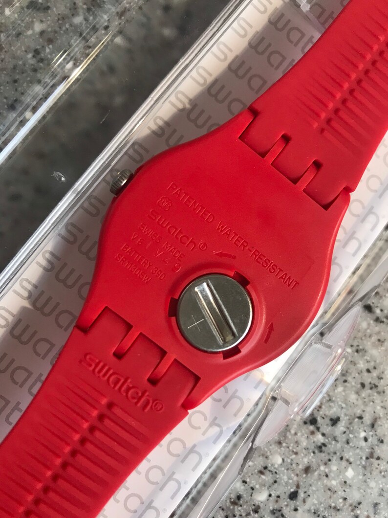Swatch Watch Special xx-rated Red SUOR400 newer gents size New | Etsy