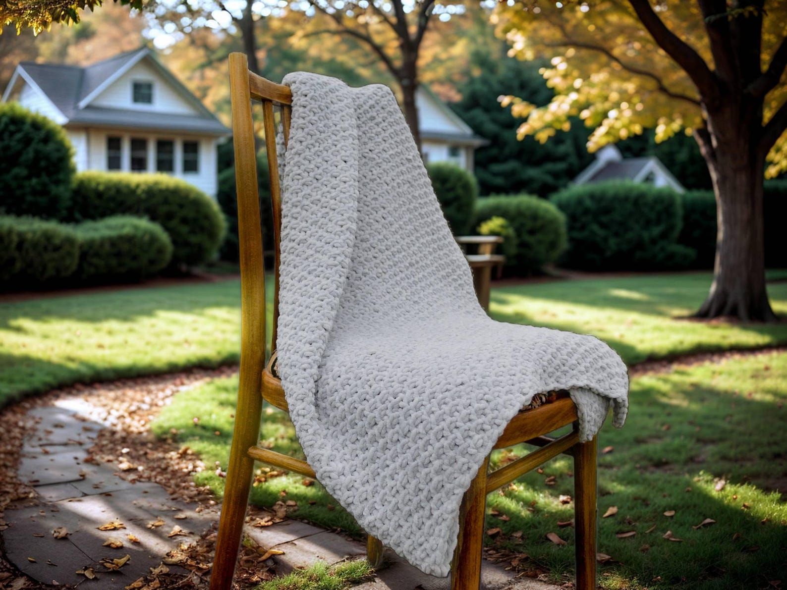 Hand Knit Baby Blanket - Soft, Plush, and Perfect for Snuggles! Chunky ...