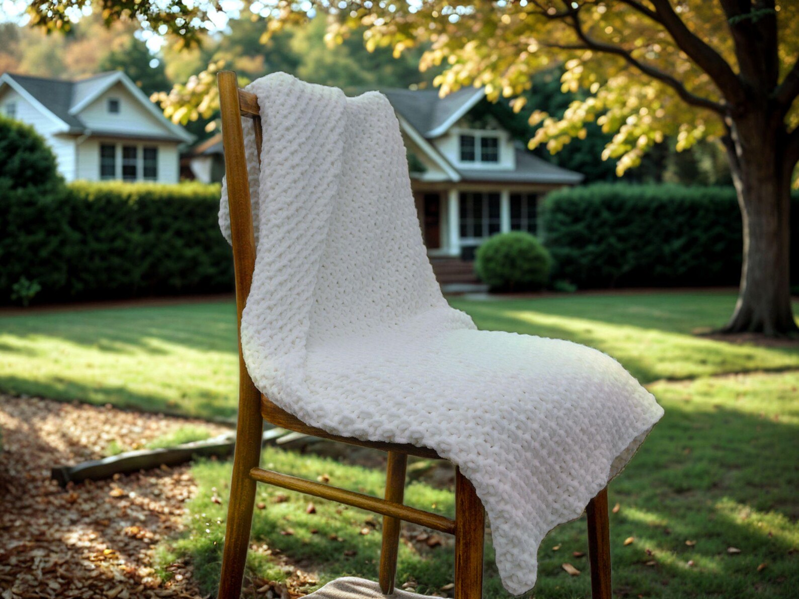 Hand Knit Baby Blanket - Soft, Plush, and Perfect for Snuggles! Chunky ...