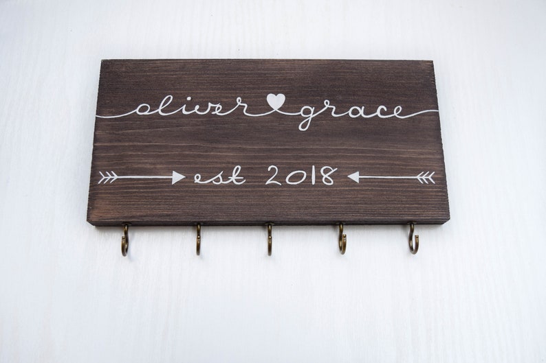 Personalized Key Holder Key Holder for Couple Key Holder for - Etsy