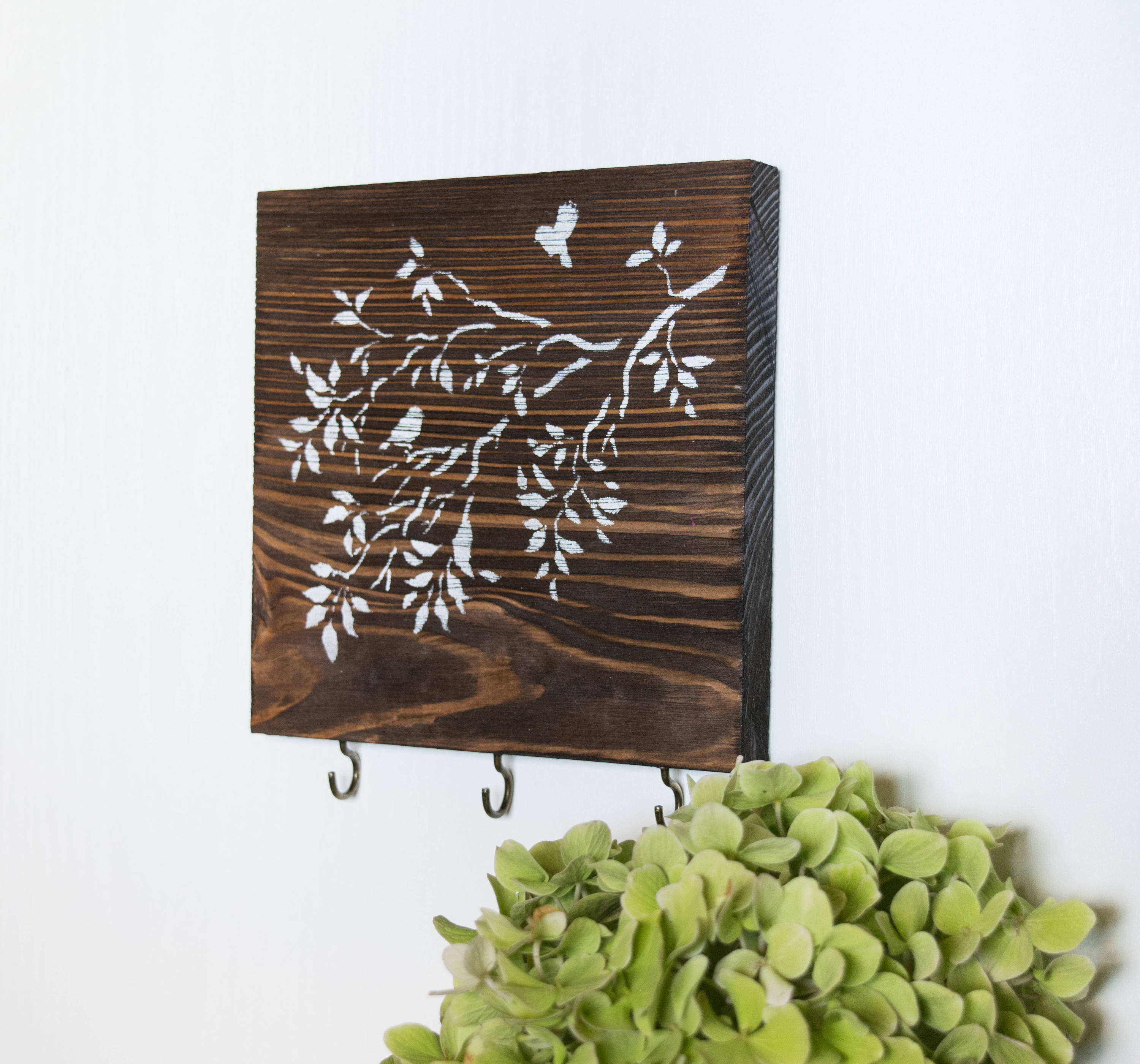 Key Holder for Wall Wood Key Hanger Wall Key Organizer - Etsy