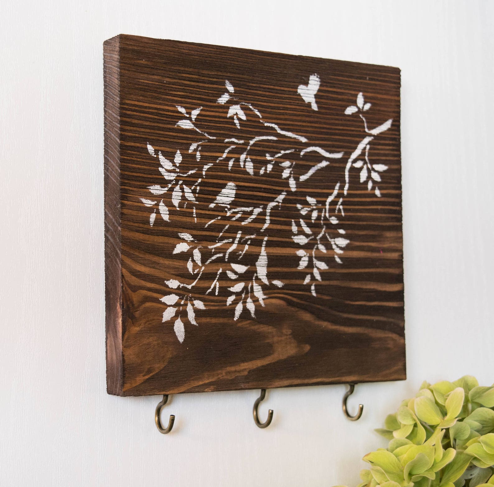 Key Holder for Wall Wood Key Hanger Wall Key Organizer - Etsy