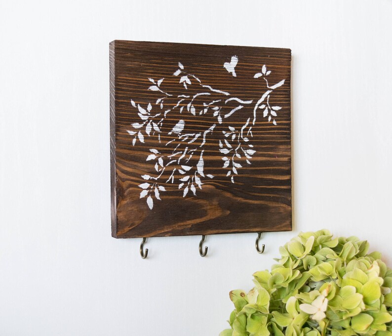 Key Holder for Wall Wood Key Hanger Wall Key Organizer - Etsy