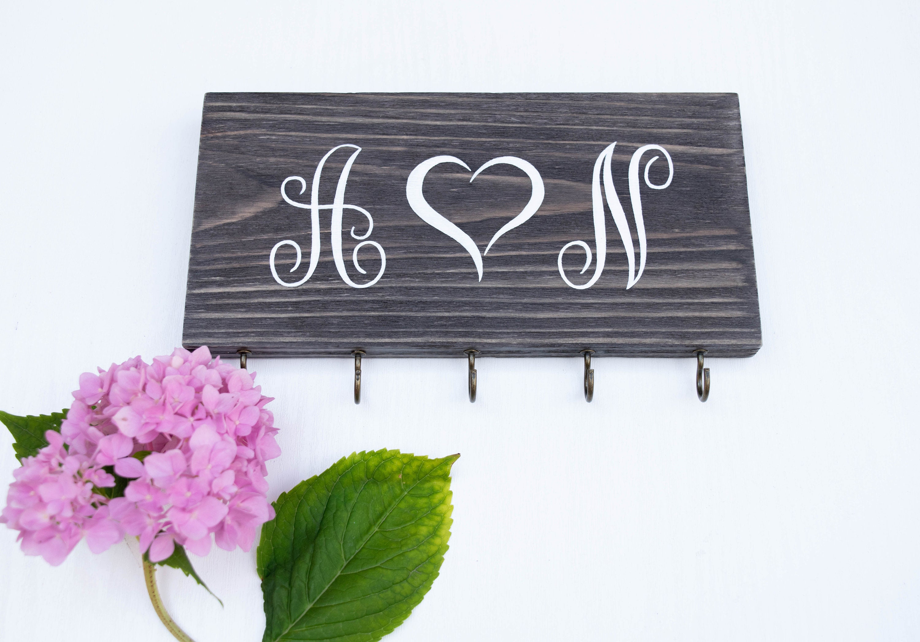 Personalized key holder key holder personalized family sign | Etsy