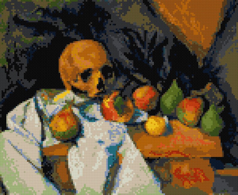 3 Pyramid of Skulls Still Life With Skull Three Skull Paul - Etsy