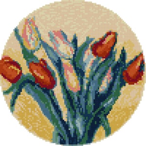 6 Claude Monet Cross Stitch Patterns Set. Impression Sunrise Cross ...