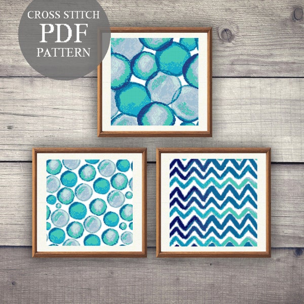 Water Cross Stitch - Etsy