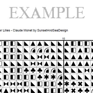 MINI Flora on Sand Paul Klee Cross Stitch Pattern. Abstract Pdf Pattern ...