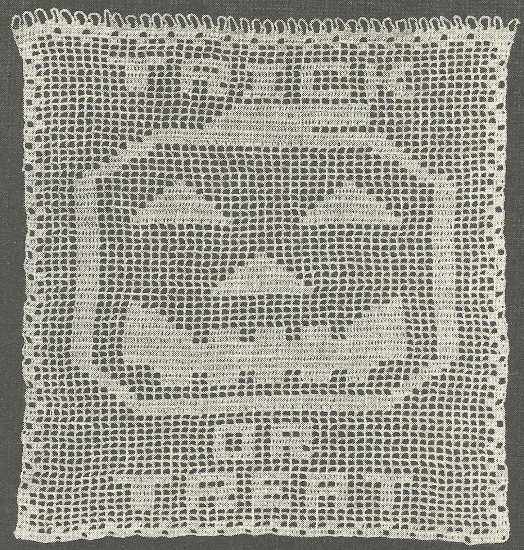 Vintage Halloween Crochet Trick or Treat Mat Halloween Place Mats or ...