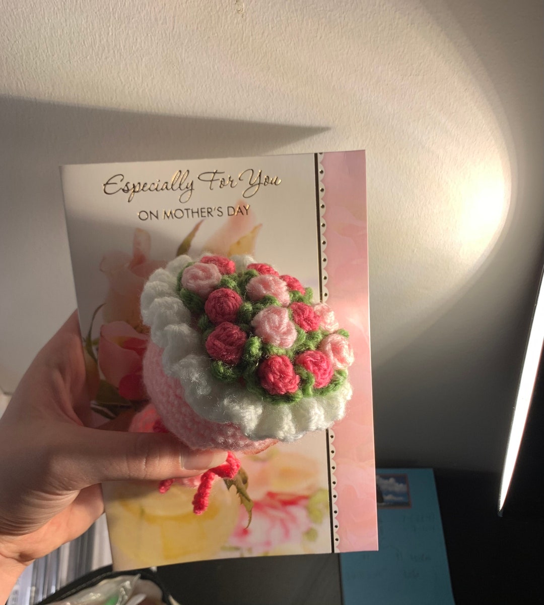 Mini Rose Bouquet Pattern- Mini Bouquet- Crochet Flower Bouquet ...