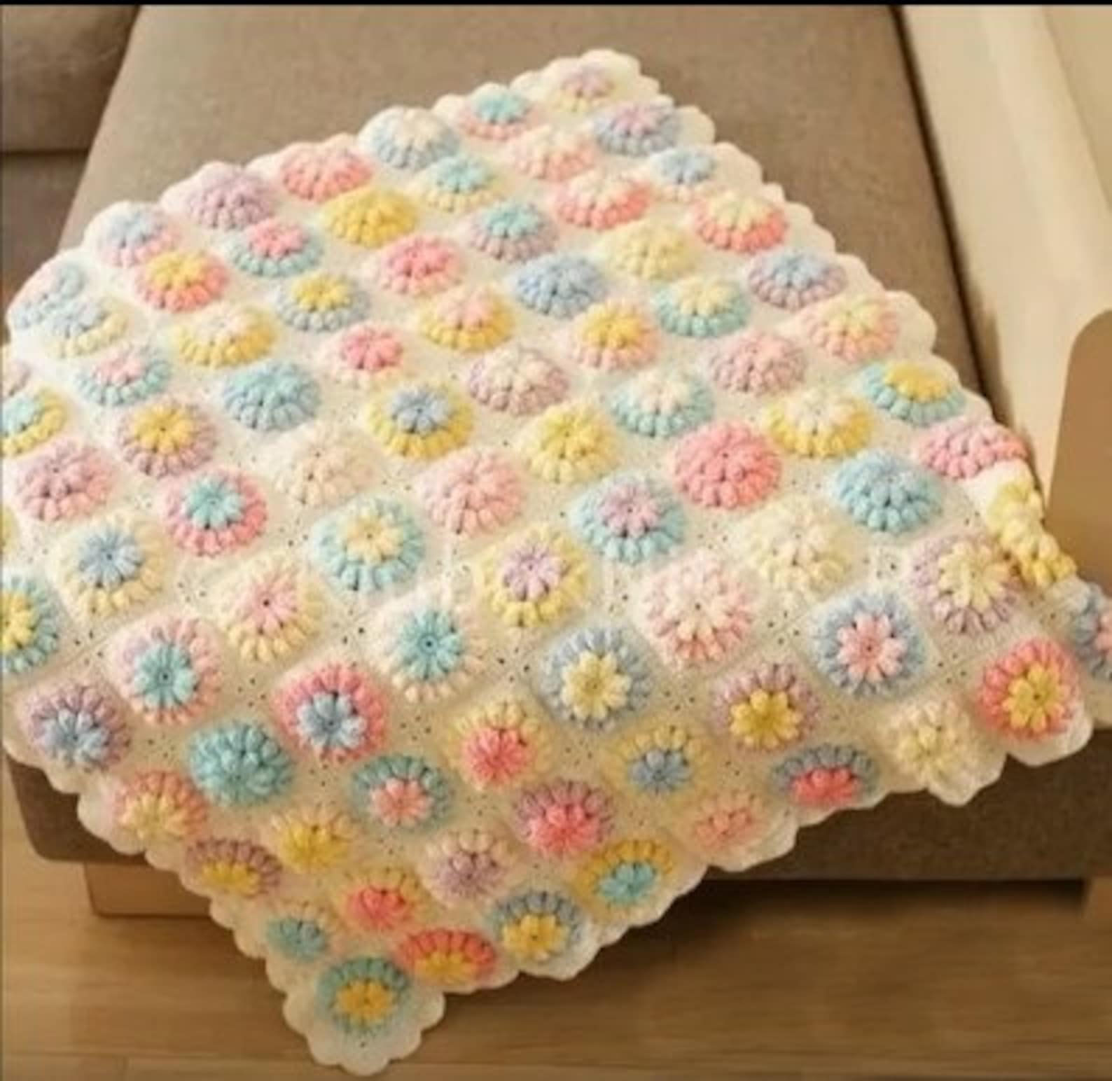 Granny Square Pattern Flower Granny Square Spring Granny - Etsy UK