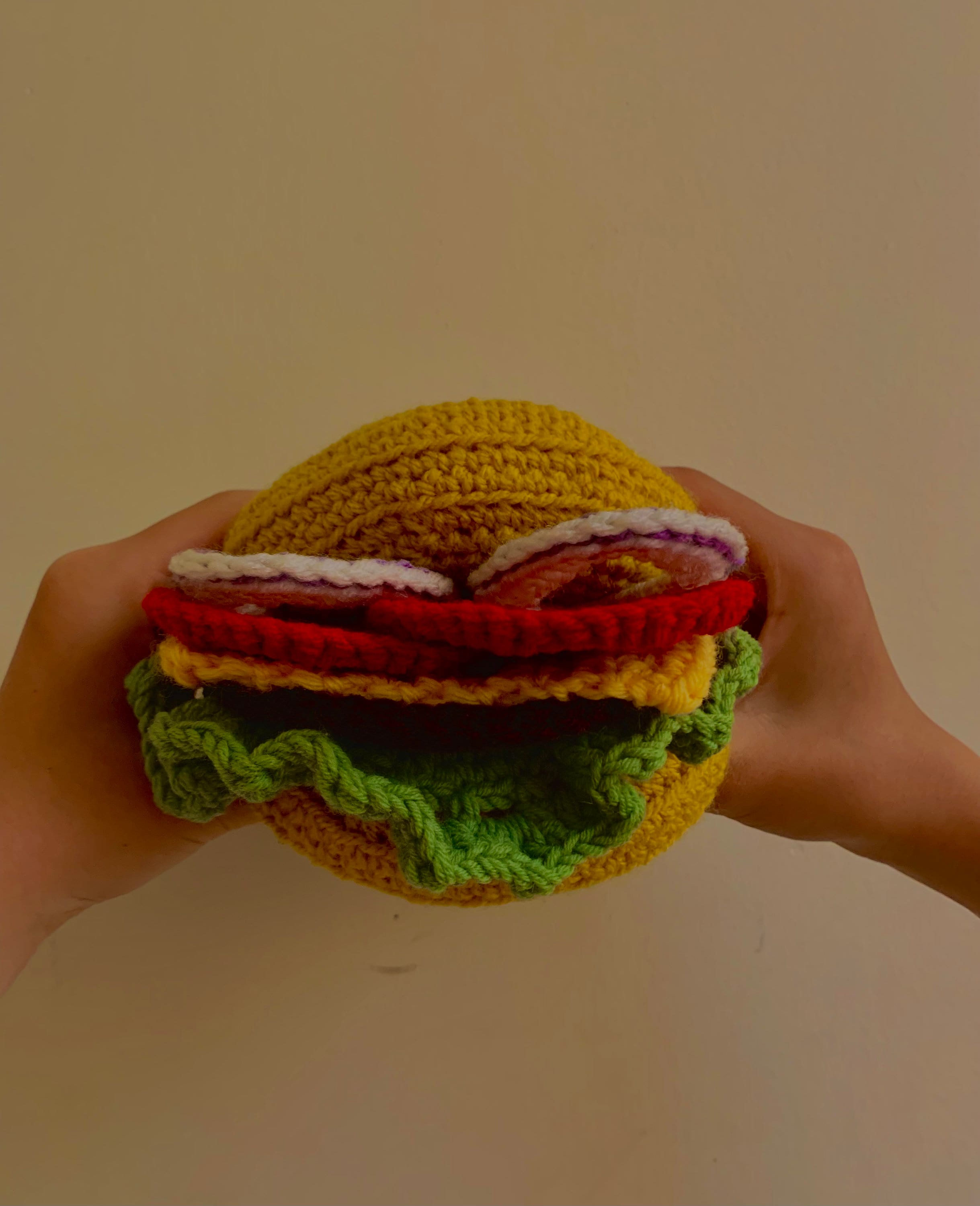 Hamburger Crochet Pattern Burger Crochet Pattern Hamburger - Etsy