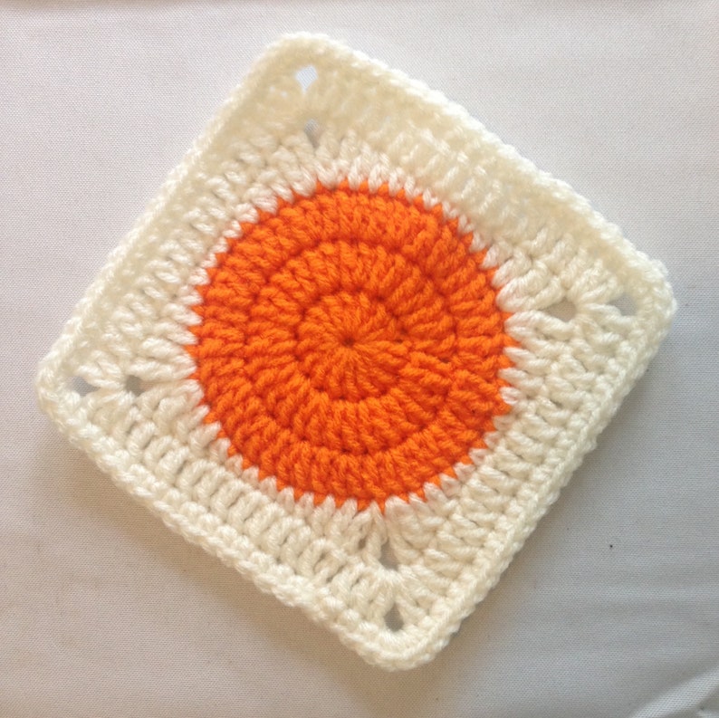 Crochet Pattern Circle Granny Square Pattern Granny Square - Etsy
