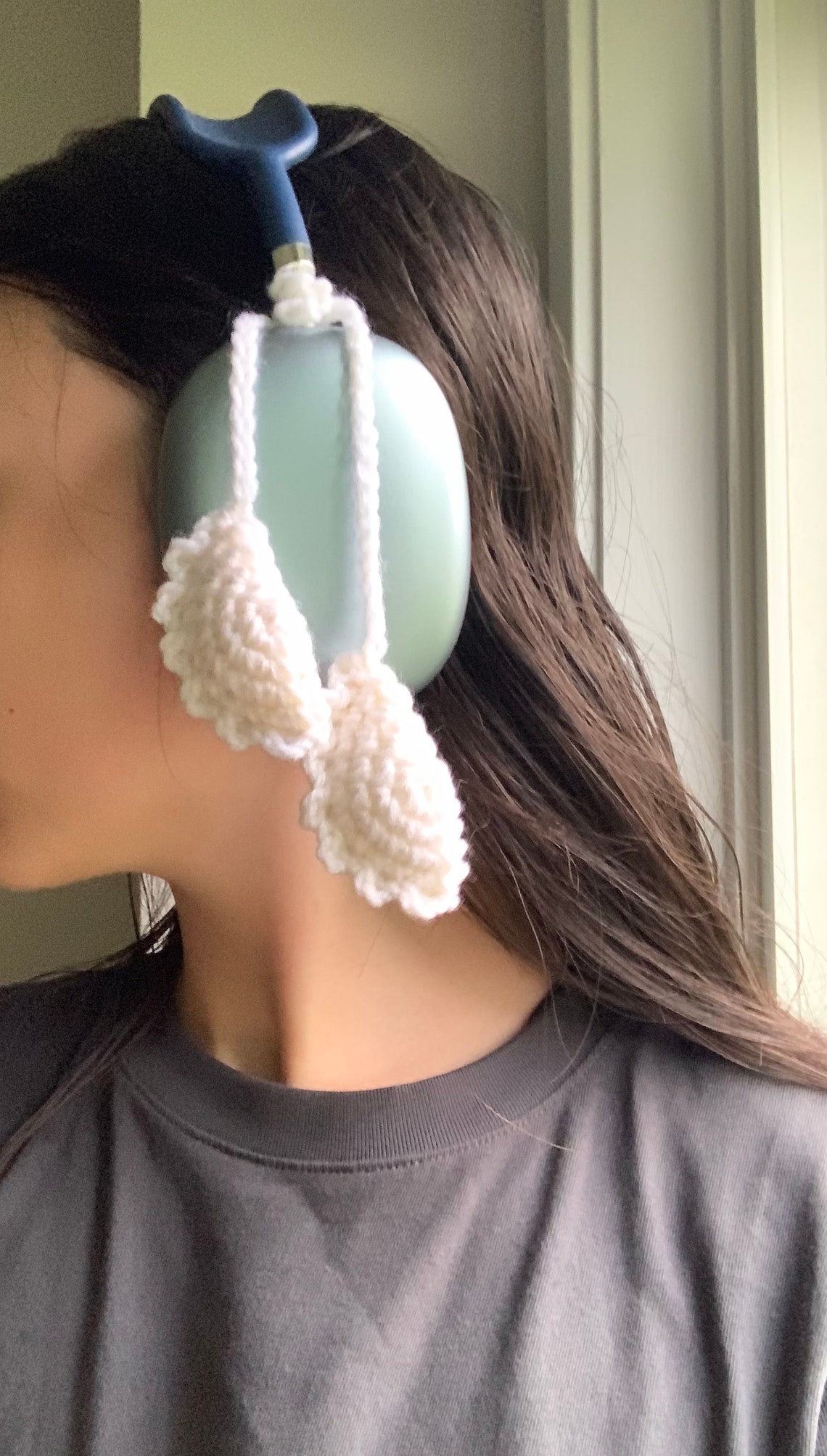 Dumpling Accessory, Crochet Headphone Accessory, Crochet Dumpling ...