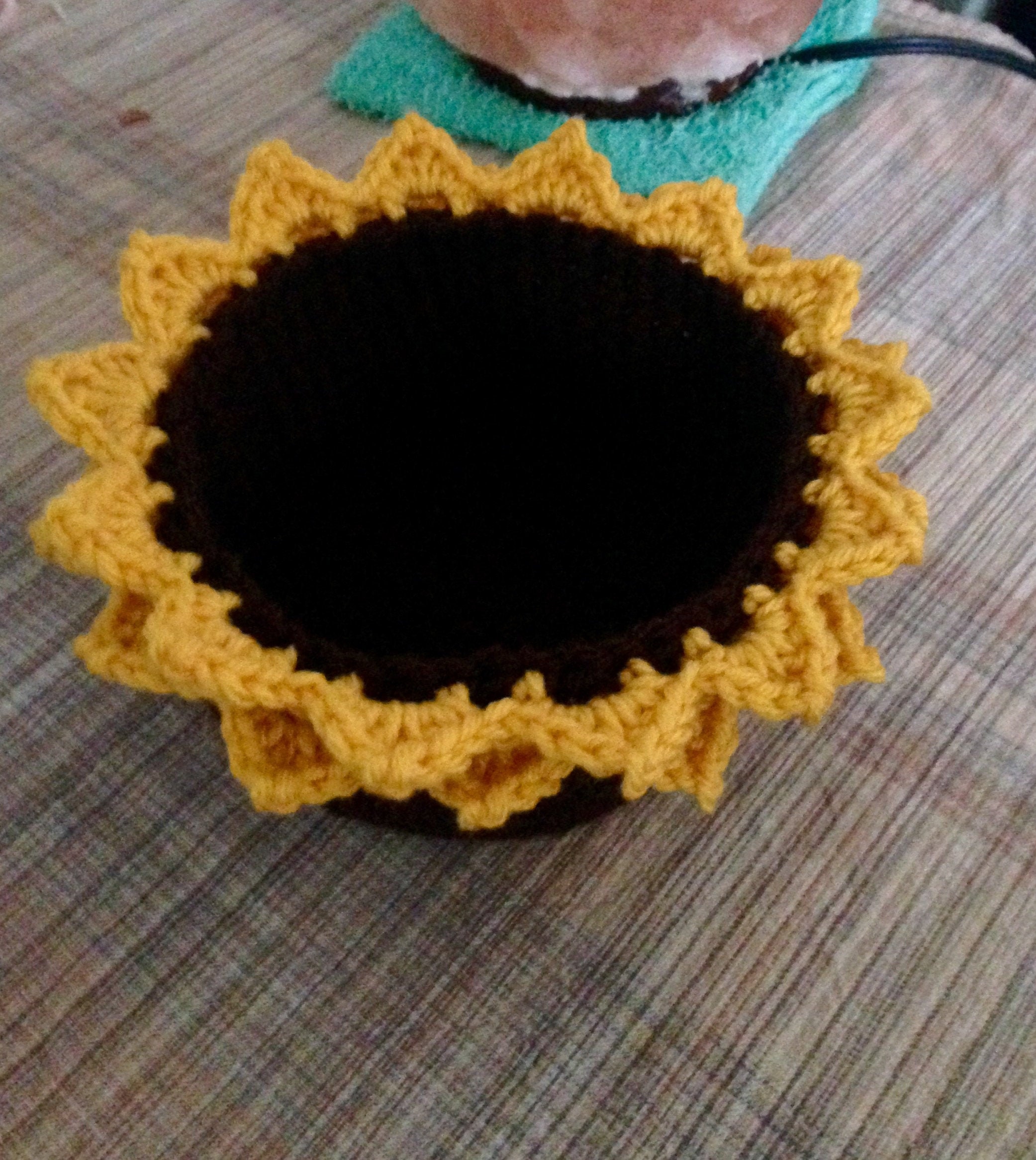 Crochet Basket Pattern PDF Crochet Sunflower Basket PDF - Etsy
