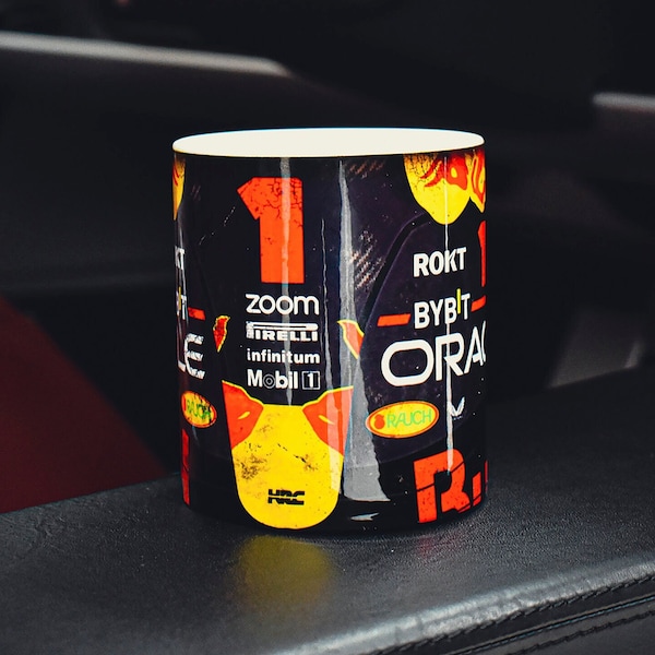 Formula One Red Bull Mug - Etsy