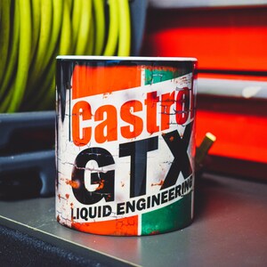 Set of 2: Vintage Castrol GTX & STP Motor Oil Mugs / | Etsy