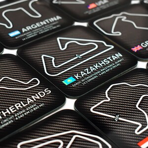 Motogp 2023 Circuit Complete Coaster Collection / Motorbike Grand Prix ...