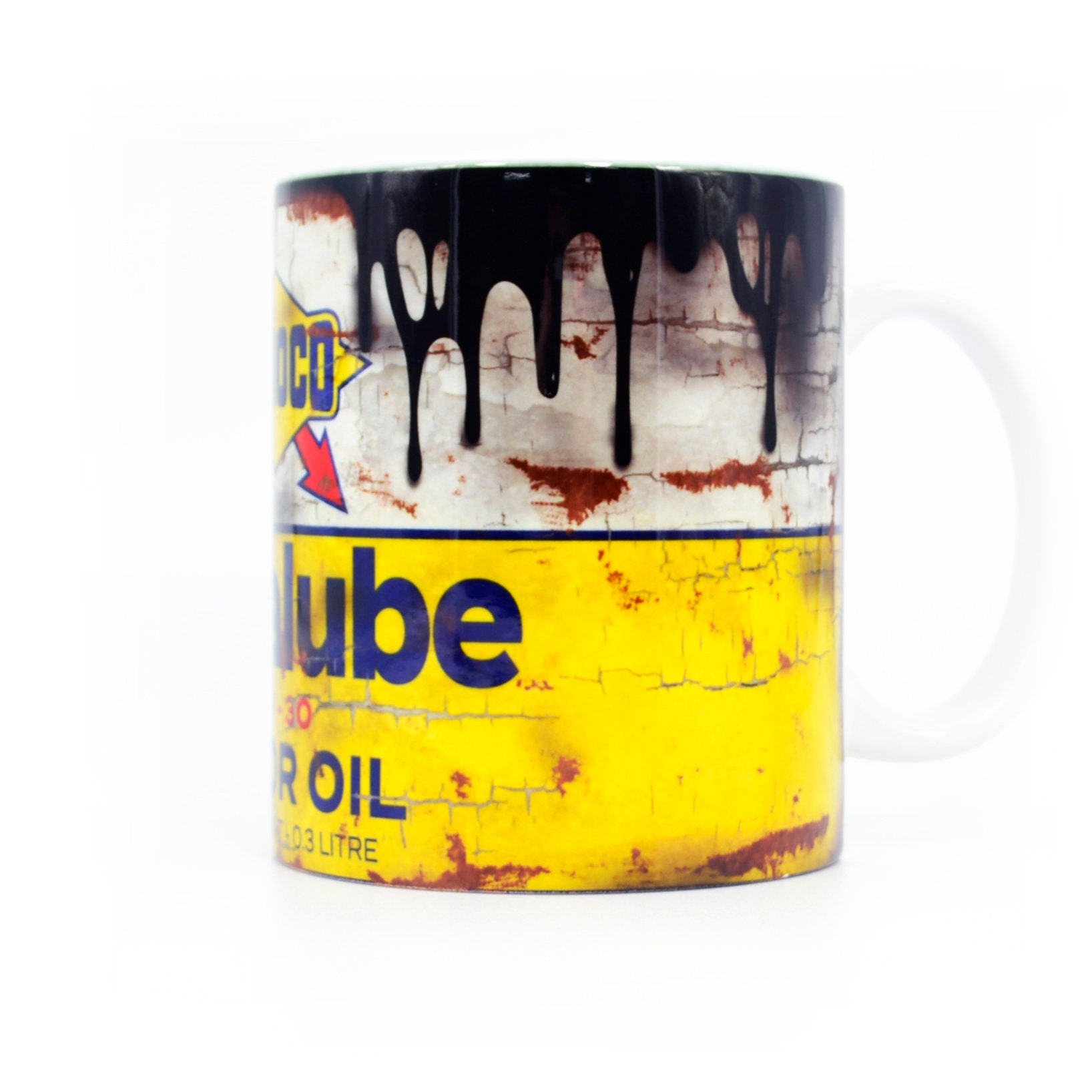 Vintage Sunoco Motor Oil Inspired Mug / Coffee Tea / Retro / Classic ...